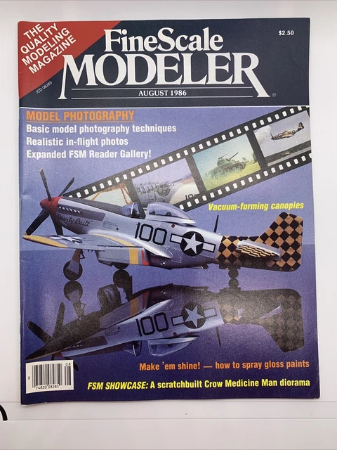 Fine Scale Modeler Magazine Issue August 1986 Pre Owned Modeller Fsm Thg £1259 Picclick Uk 