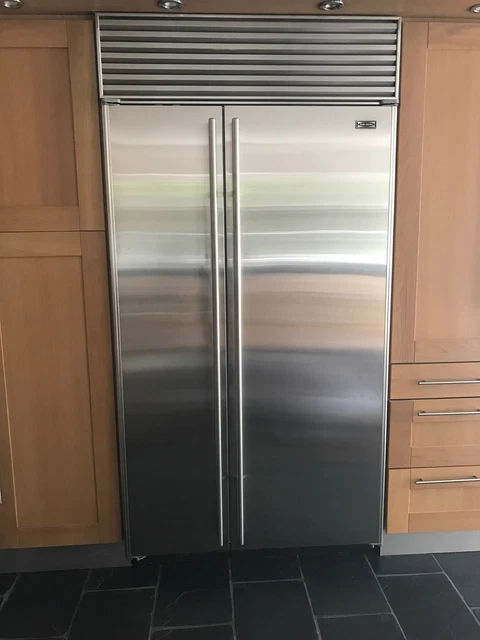 SUB-ZERO 642/S SIDE by Side Fridge Freezer - Stainless Steel £1,470.00 ...