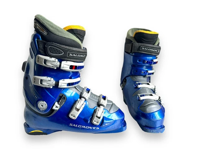 SALOMON EVOLUTION 9.0 Men’s Ski Boots Size 29/29.5 338mm Blue Flex 70 ...