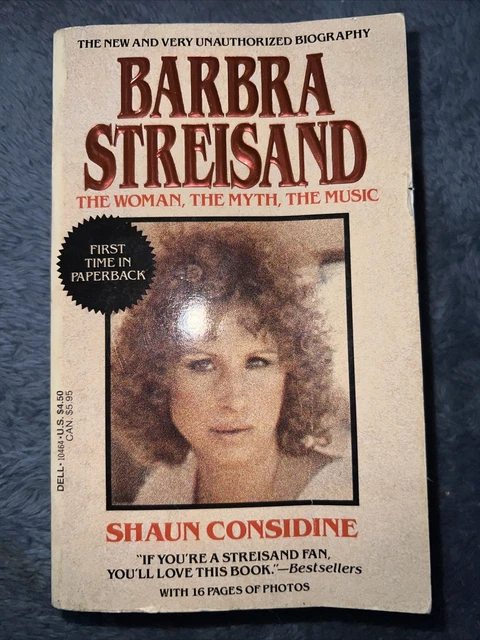 LIBRO TASCABILE BARBRA Streisand di Shaun Considine libro Dell 1985 EUR ...