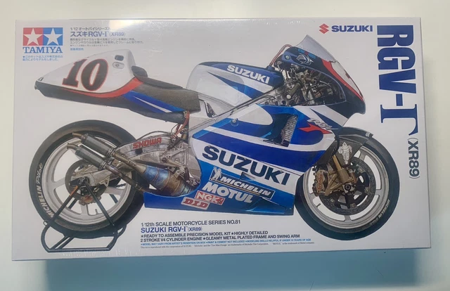 TAMIYA 14081 1/12 Scale Model Kit Suzuki RGV-500 Gamma XR89 Roberts,Jr 1999 EUR 27,00 - PicClick FR