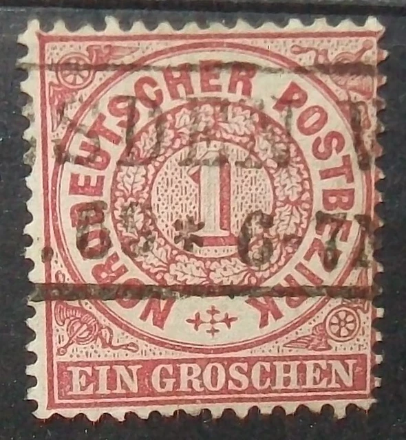 N°807 STAMP OLD GERMAN NORTH GERMAN POST DISTRICT CANCELED Aus EUR 0,37 ...