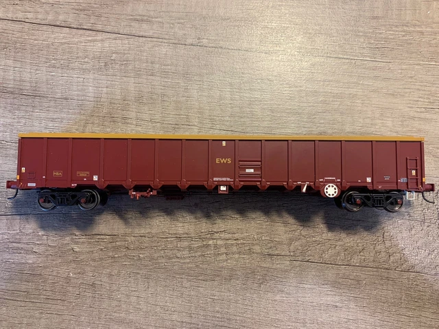 BACHMANN 38-240 OO Gauge MBA High Sided Bogie Box Wagon EWS Boxed #5 £ ...