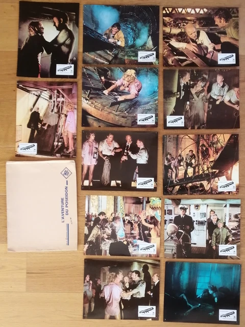 ADVENTURE OF POSEIDON gene hackman game 12x photos original cinema '72 ...