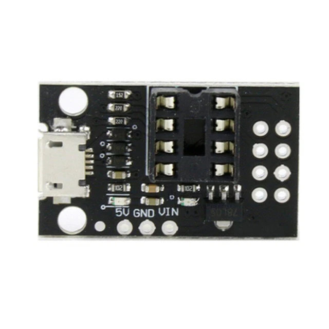 SCHEDA PROGRAMMATORE DI sviluppo 5 pz per ATtiny13A/ATtiny25/ATtiny45 ...