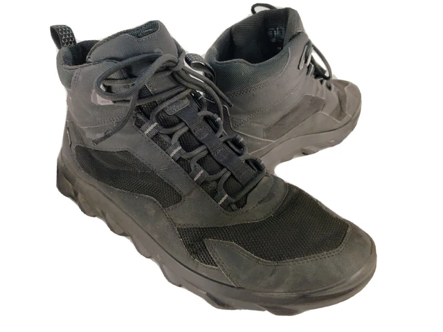 ECCO &MX GTX& Black, Goretex Waterproof Hiking Boots Men's 9-9.5 (EU 43 ...