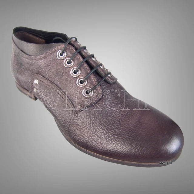 CESARE PACIOTTI US 7 Peccary Skin Fashion Boots Italian Mens Shoes £205 ...