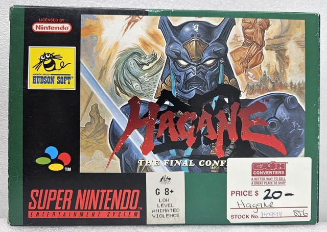 ULTRA RARE HAGANE The Final Conflict Super Nintendo SNES game CIB PAL ...