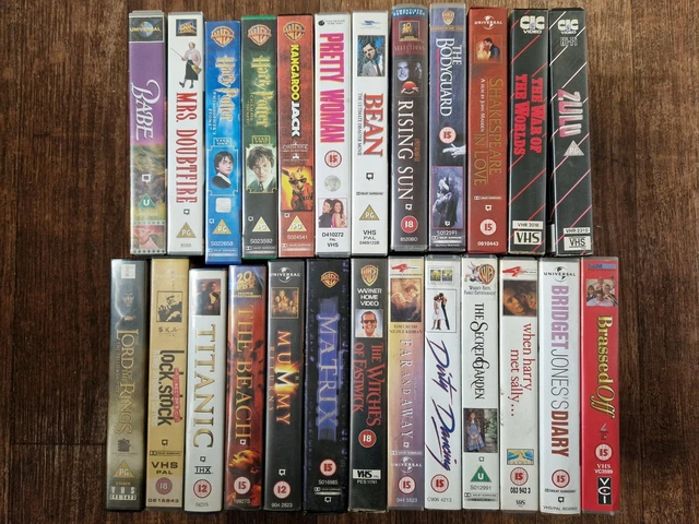 25 DIFFERENT FILMS, Movies - VHS Video Tapes - Mixed Bulk Lot #6 £14.99 ...