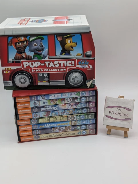 PAW PATROL PUP-TASTIC 8 DVD Collection box set Robo Dog, Puplantis ...