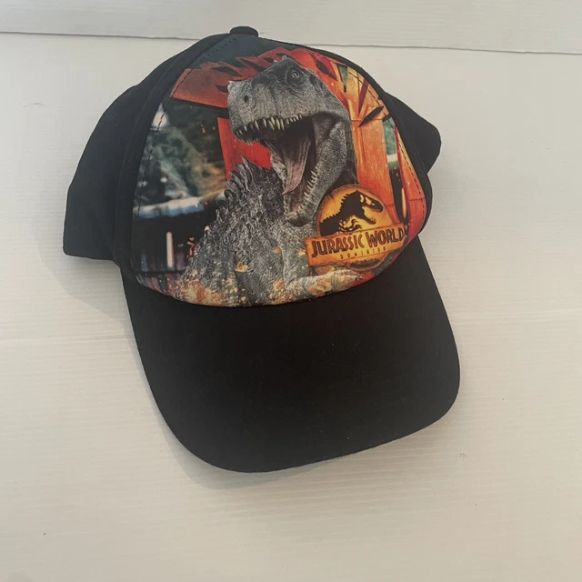 JURASSIC WORLD DOMINION 3D Print T-Rex Cap Hat Black Boys Like New EUR ...