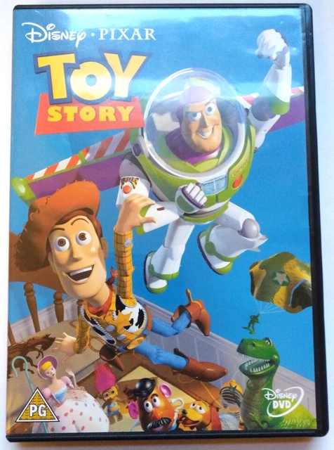 DISNEY PIXAR TOY Story Buzz Lightyear Woody & Buzz Tom Hanks 1996 DVD ...
