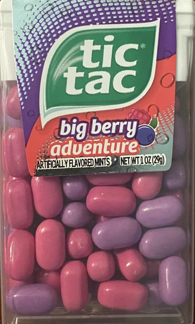 TIC TAC MINTS BIG BERRY ADVENTURE Flavored Candy 1 oz - FREE SHIPPING ...
