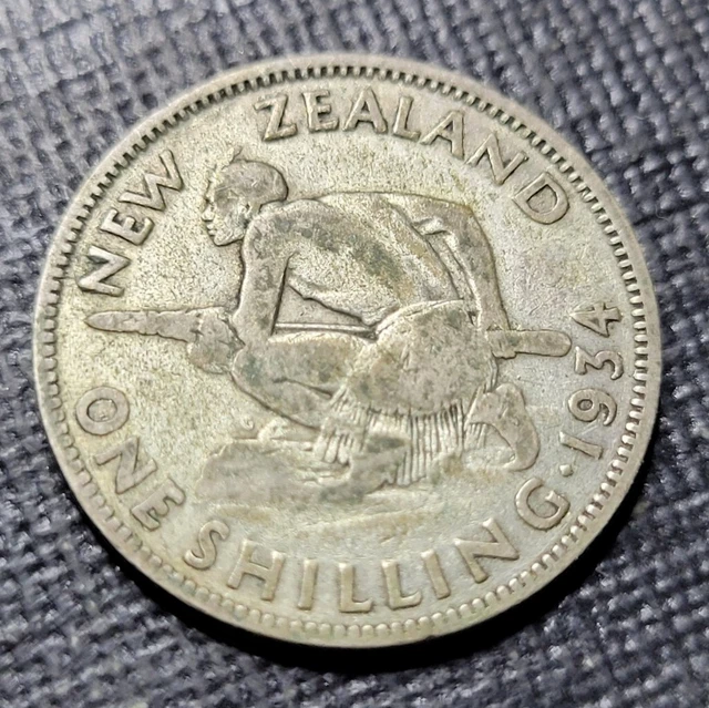 NEW ZEALAND ONE Shilling 1934 $25.00 - PicClick AU