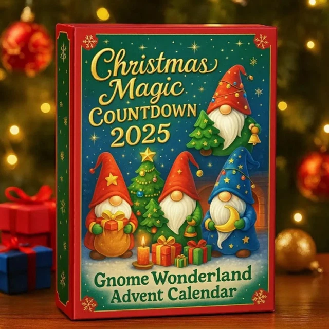 CHRISTMAS MAGIC COUNTDOWN Little Man Wonderland Advent Calendar 24pcs ...