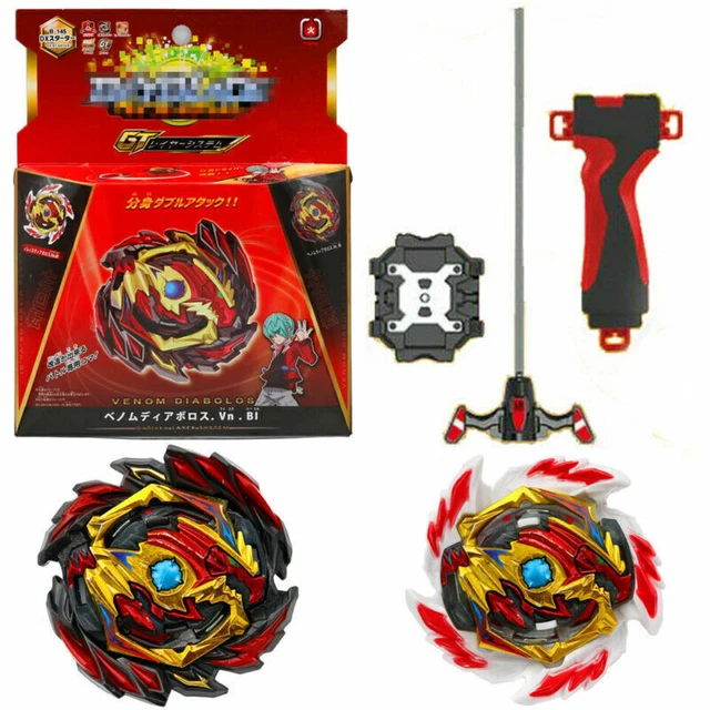 BEYBLADE BURST GT B-145 DX starter Venom Diabolos Toupie Avec launcher ...