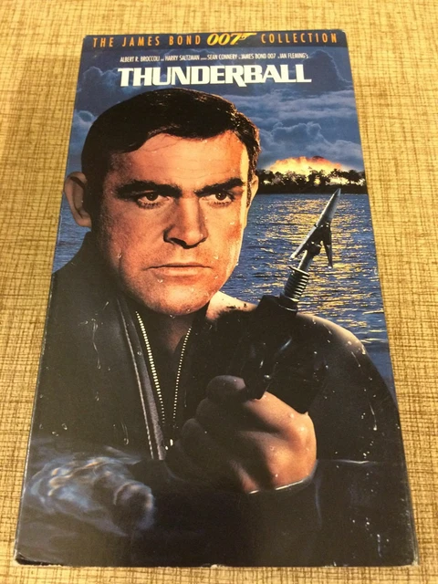 007 JAMES BOND Thunderball VHS VCR Video Tape Movie Used £5.50 - PicClick UK