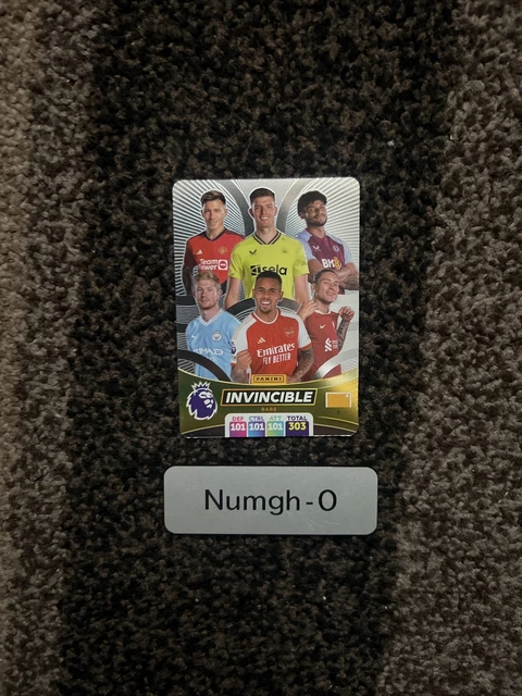 PANINI ADRENALYN XL Premier League 2024 Golden Baller Invincible Rare ...