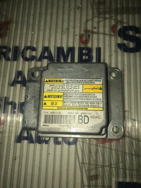 ECU MODULE CAPTEUR ECU Srs Daewoo Matiz 4 'Série Code:96801134 EUR 212 ...