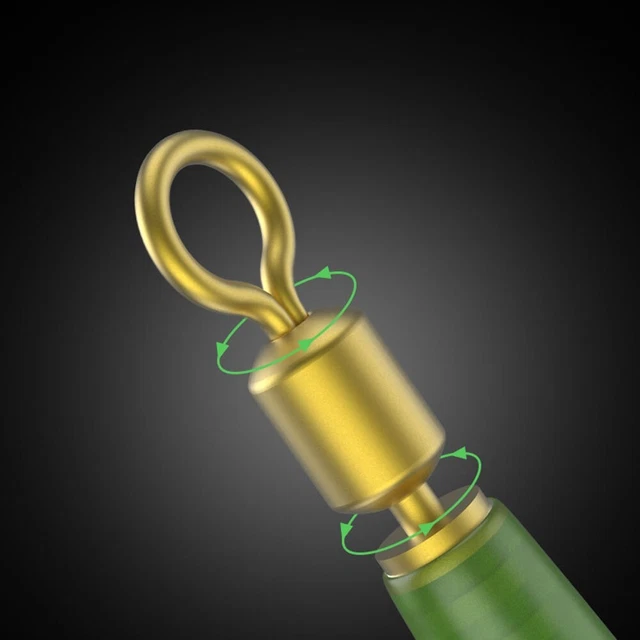 HIGH QUALITY FISHING Swimming Copper Head Rotation Drift Accessories ...