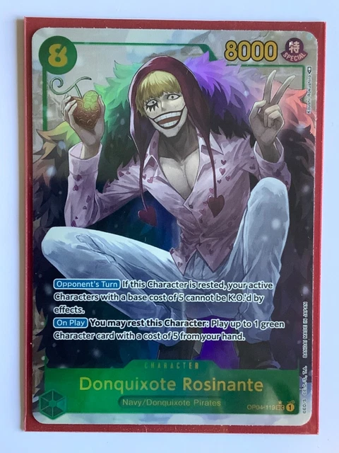 ONE PIECE TCG Carte Game Donquixote Rosinante (OP04-119) H Art EUR 30 ...