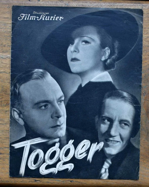 OLD GERMAN FILM magazine Illustrierte Film Kurier Togger 1937 EUR 6,09 ...