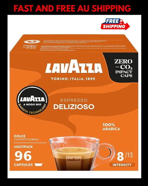 LAVAZZA, A MODO Mio Espresso Delizioso, 96 Coffee Pods, 100% Arabica ...