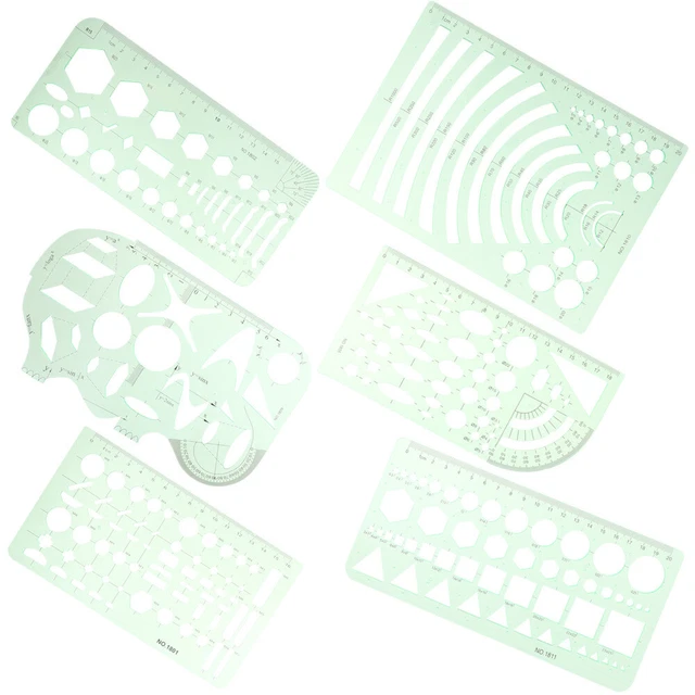 FRENCH CURVES FOR Drawing Pantograph Portraits Template Ruler Drafting ...