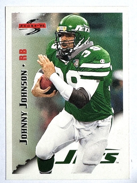 CARTE DE FOOTBALL score JOHNNY JOHNSON New York Jets, Cardinals 1995 ...