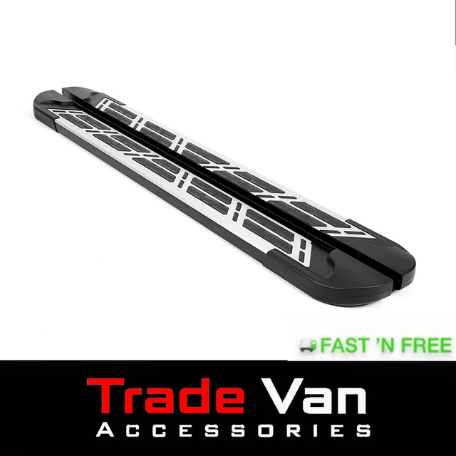 FORD TRANSIT CUSTOM Sport Lwb Nitro-Pro Side Steps Bars Running Boards ...