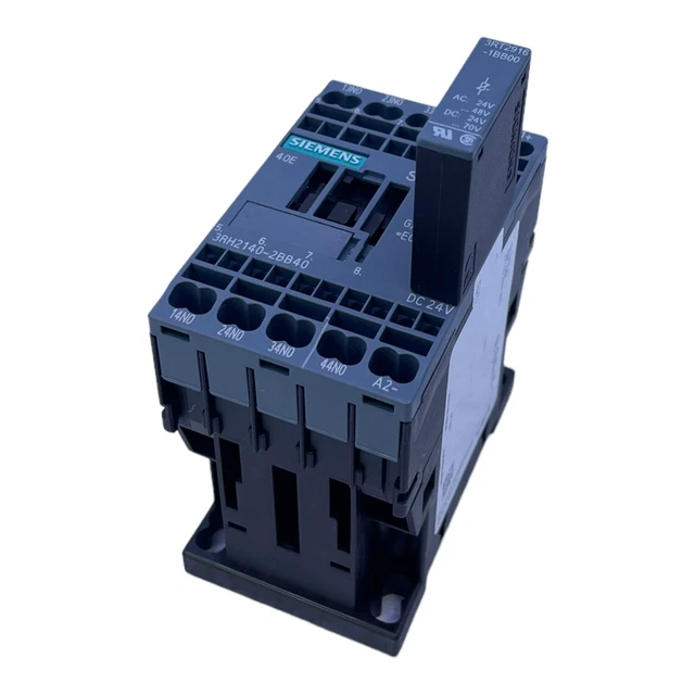 SIEMENS 3RH2140-2BB40 CIRCUIT Breaker 24V Dc 3RT2916-1BB00 $70.05 ...