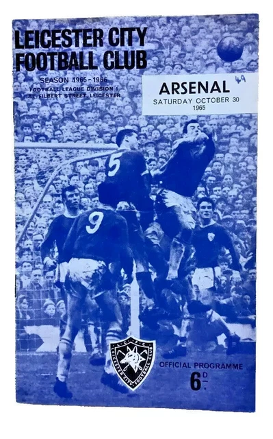 LEICESTER CITY V Arsenal 1965-66 Division 1 Football Programme £1.87 ...