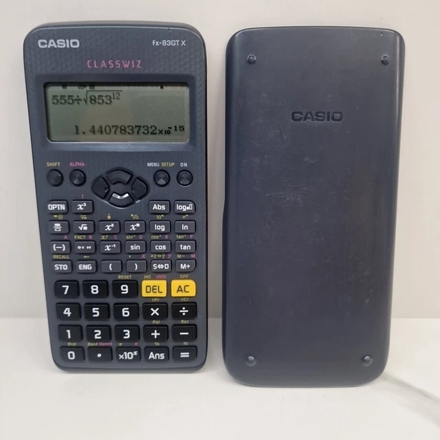 CASIO FX-83GTX CLASSWIZ Scientific Calculator Black £16.99 - PicClick UK