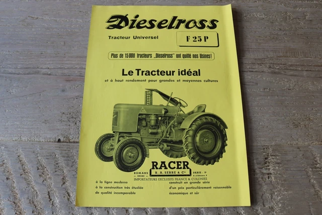 ORIGINAL PROSPEKT FENDT Dieselross F28P Traktor Schlepper tractor ...