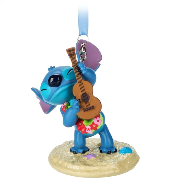 DISNEY STITCH CHRISTMAS Tree Hanging Ornament Lilo & Stitch Festive ...