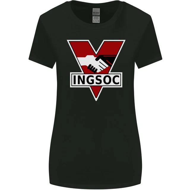 INGSOC GEORGE ORWELL English Socialism 1994 Damen-T-Shirt breiter ...
