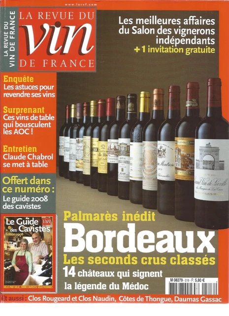 VIN DE FRANCE N°516 Astuces Pour Revendre Ses Vins / Bordeaux / Vins De ...