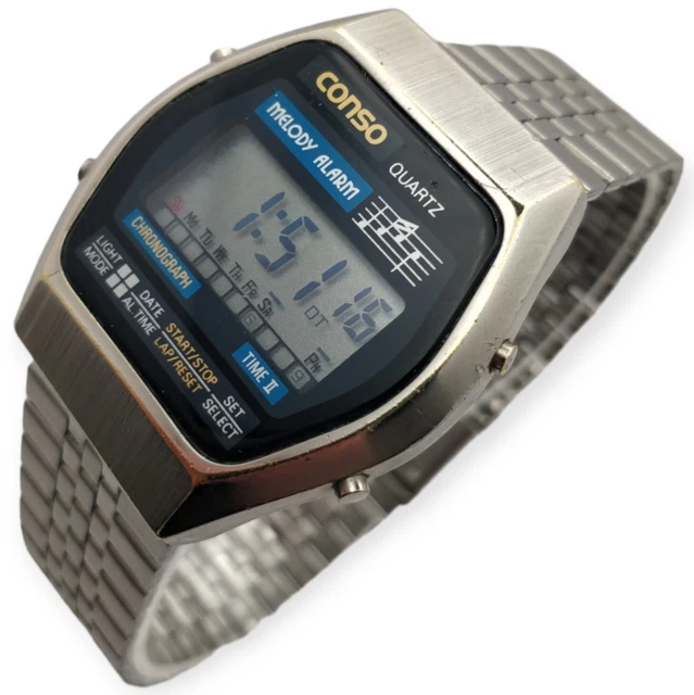 CONSO MELODY 36MM 1980s Calibre Quartz LEBROCANTHEURE MONTRE VINTAGE ...