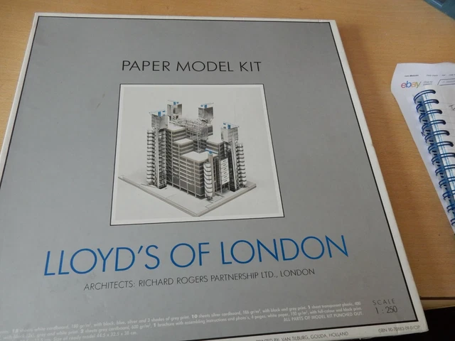 LLOYD'S OF LONDON paper model 1:250 scale £25.00 - PicClick UK