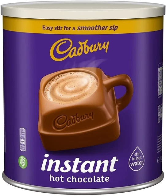 CADBURY INSTANT HOT Drinking Chocolate Tub - Just Add Water £29.99 ...