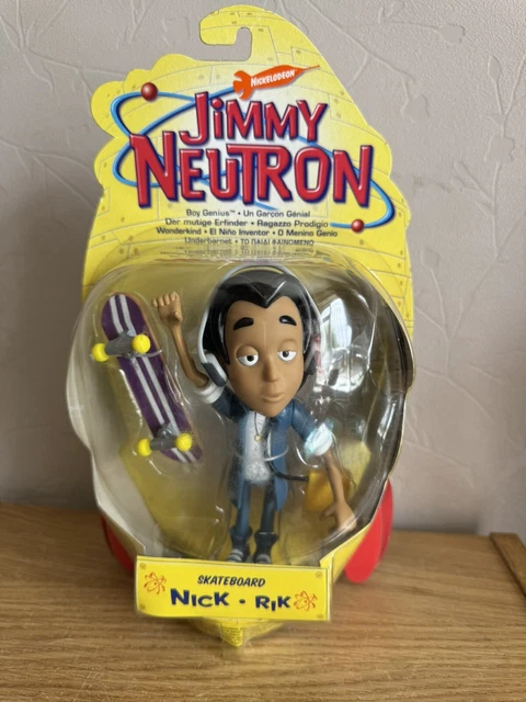 VINTAGE 2001 VIACOM Jimmy Neutron Nick Rik Action Figure - New On ...