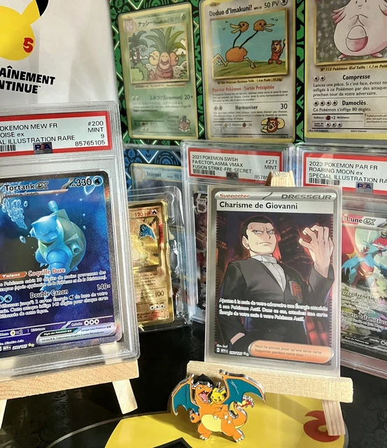 CARTE POKÉMON CHARISME de Giovanni Full-Art 197/165 - MEW FR - FR ...