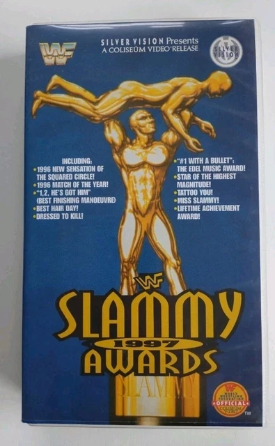 WWF 1997 COLISEUM Video VHS Slammy Awards WWE Wrestling Bret Hart ...