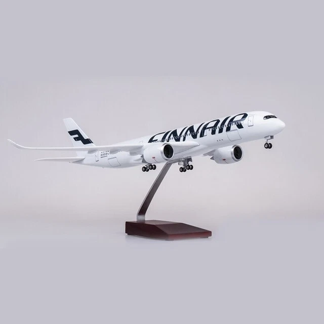 EXTRA LARGE FINNAIR Airbus A350 Aircraft Model Plane Toy Gift - 1/142 ...