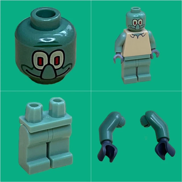 LEGO SPONGEBOB SQUAREPANTS - Minifigure Squidward bob003 3825 3827 ...
