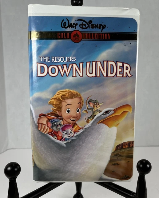 DISNEY RESCUERS DOWN Under VHS Video Tape Gold Collection Clamshell £4. ...