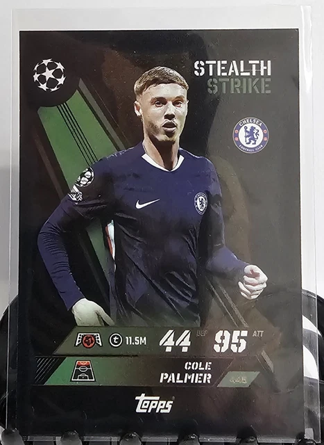 TOPPS MATCH ATTAX 25/26 - Cole Palmer - Chelsea - Stealth Strike - #445 ...