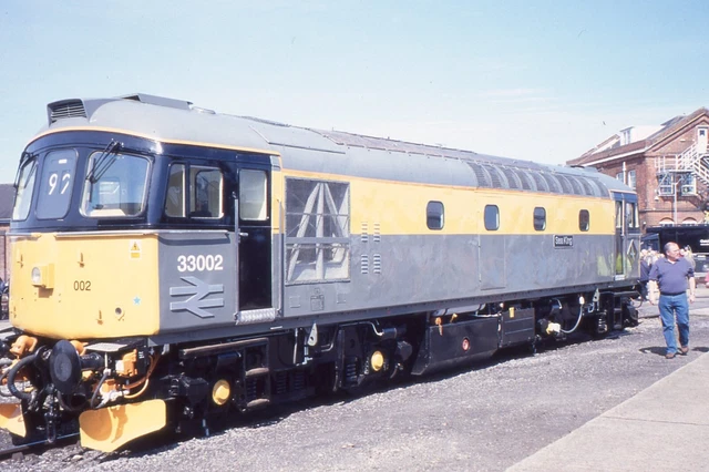 35MM RAILWAY SLIDE: CLASS 33: 33002 SEA KING £2.00 - PicClick UK