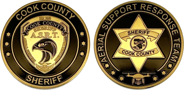 COOK COUNTY SHERIFF'S POLICE CHALLENGE COIN: Hostage Barricade ...
