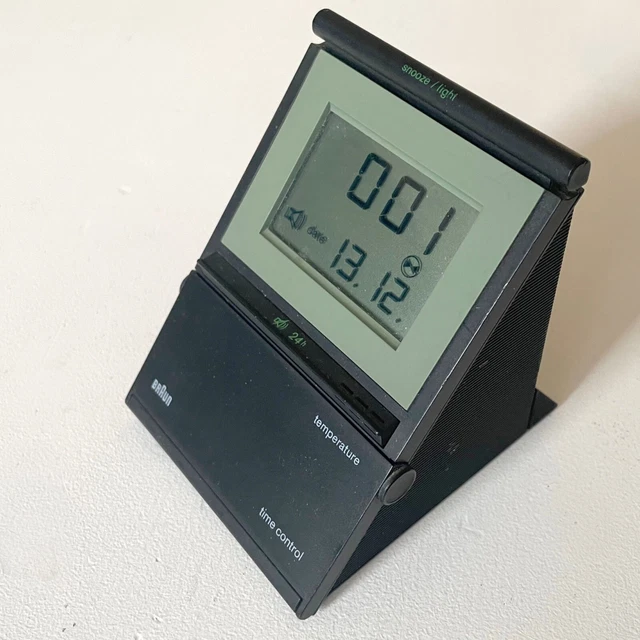 VINTAGE BRAUN DB10SL digital clock Desk Clock TYPE3876 MCM £47.55 ...
